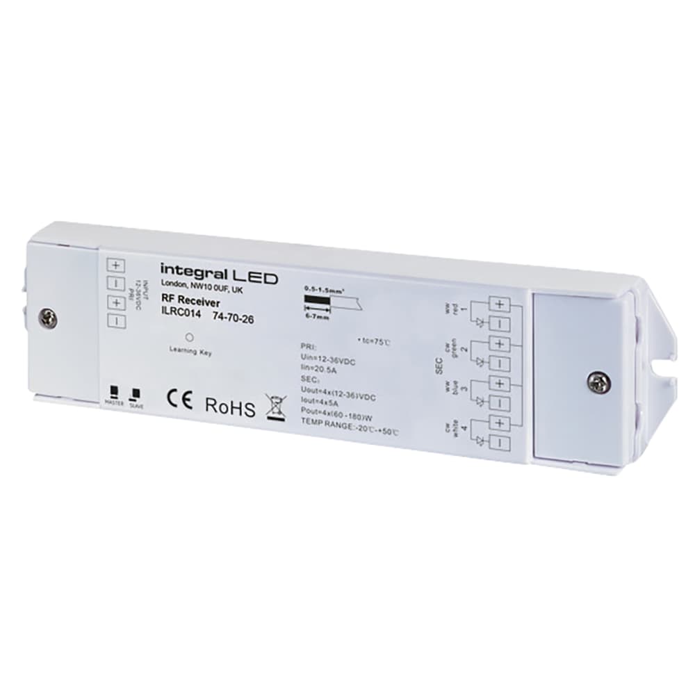 Integral LED 12-36V 240-720W Dimmable RF Receiver for LED Strip Lights ...