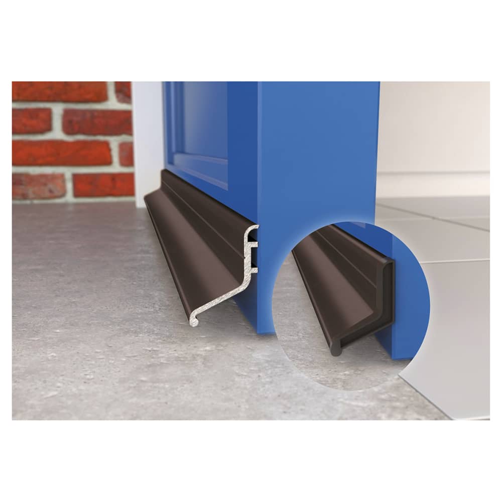 Slimline Rain Deflector & Drip Bar 914mm Black Exitex DFR20 ...