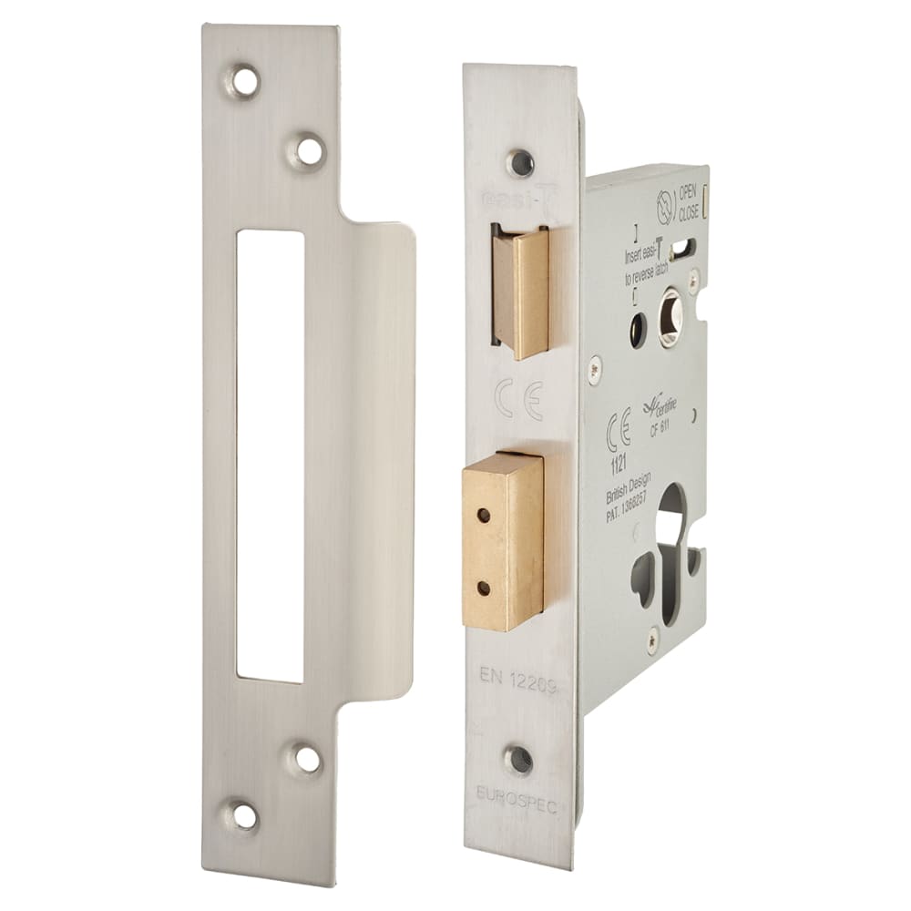 Heavy Duty Lever on Backplate Fire Door Kit - Aluminium ...