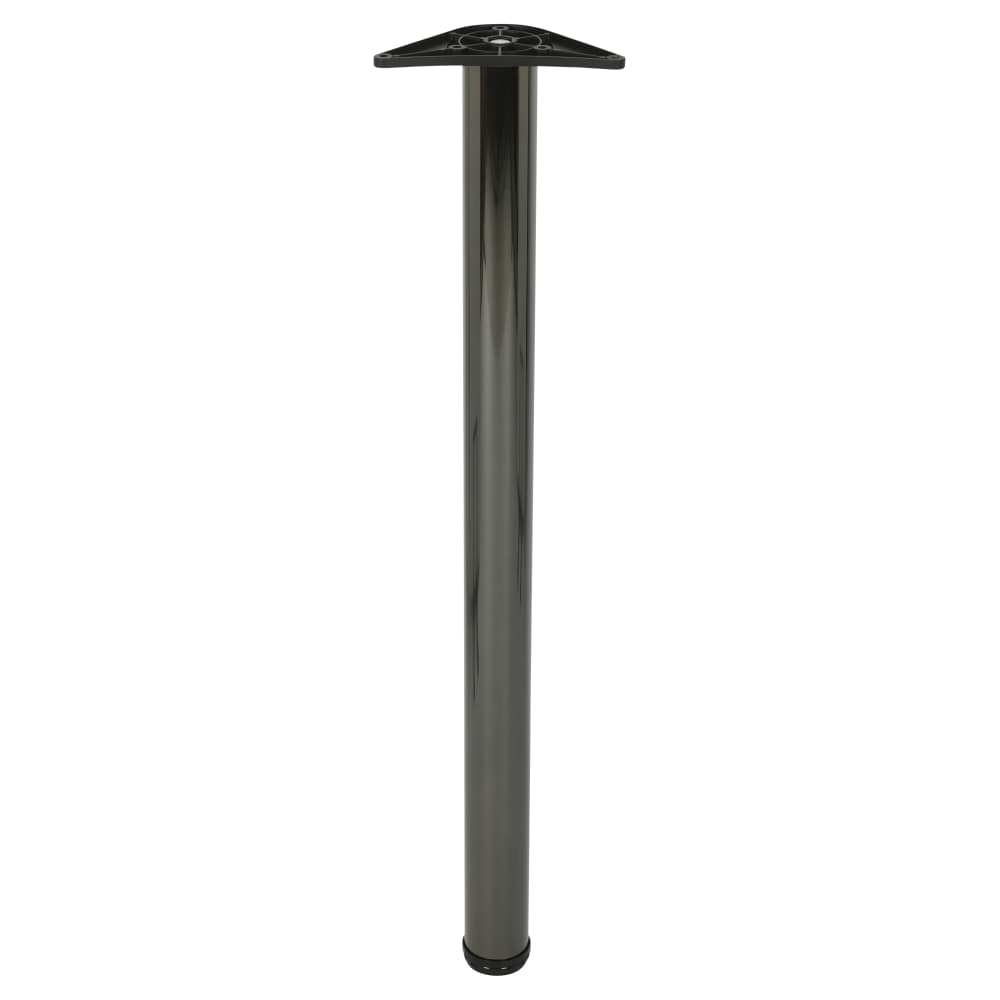 Rothley Worktop Bar Table Leg - 60 x 870mm - Gun Metal ...
