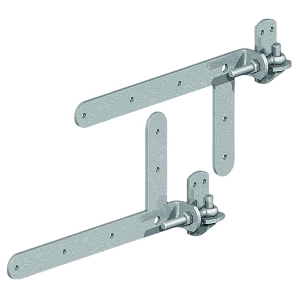 GateMate Medium Duty Braced Adjustable Hook & Band Gate Hinge - 350 x ...