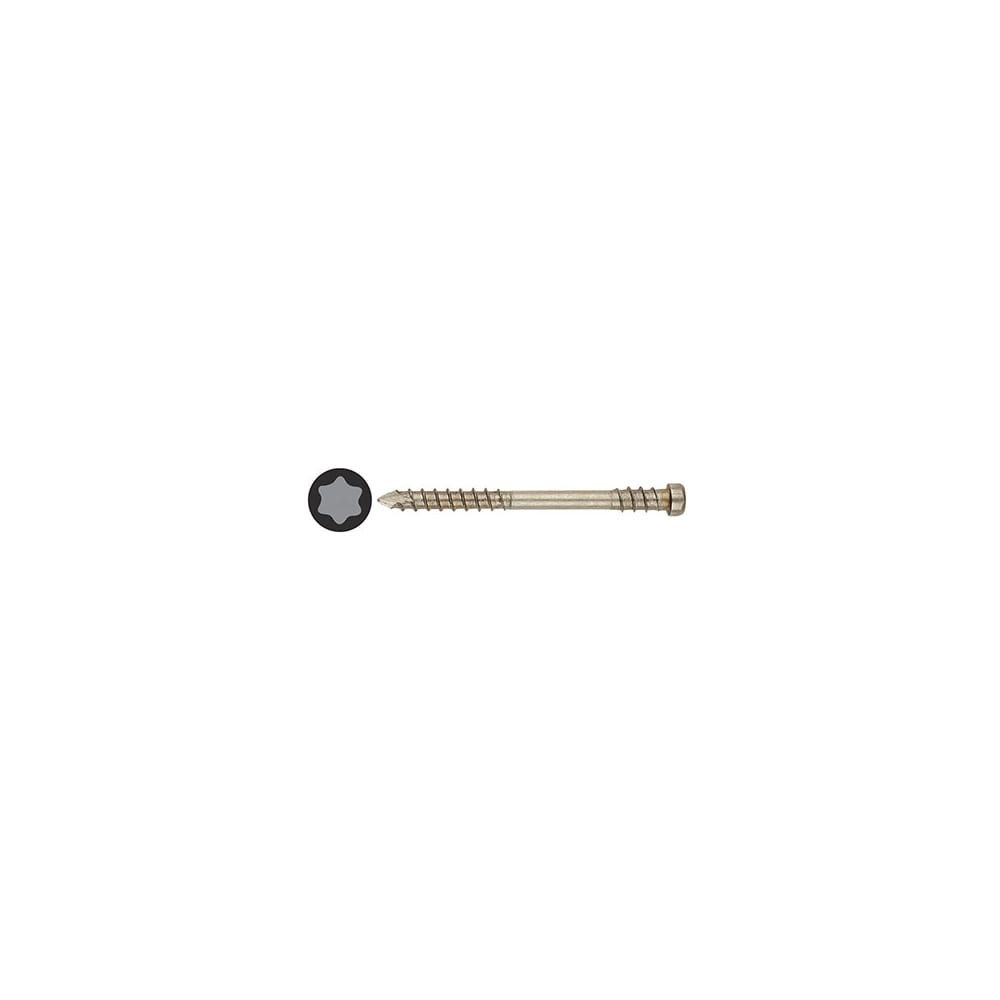 Spax Decking Screw Cylindrical Head, T-Star Plus - 5x80 - A2 Stainless ...