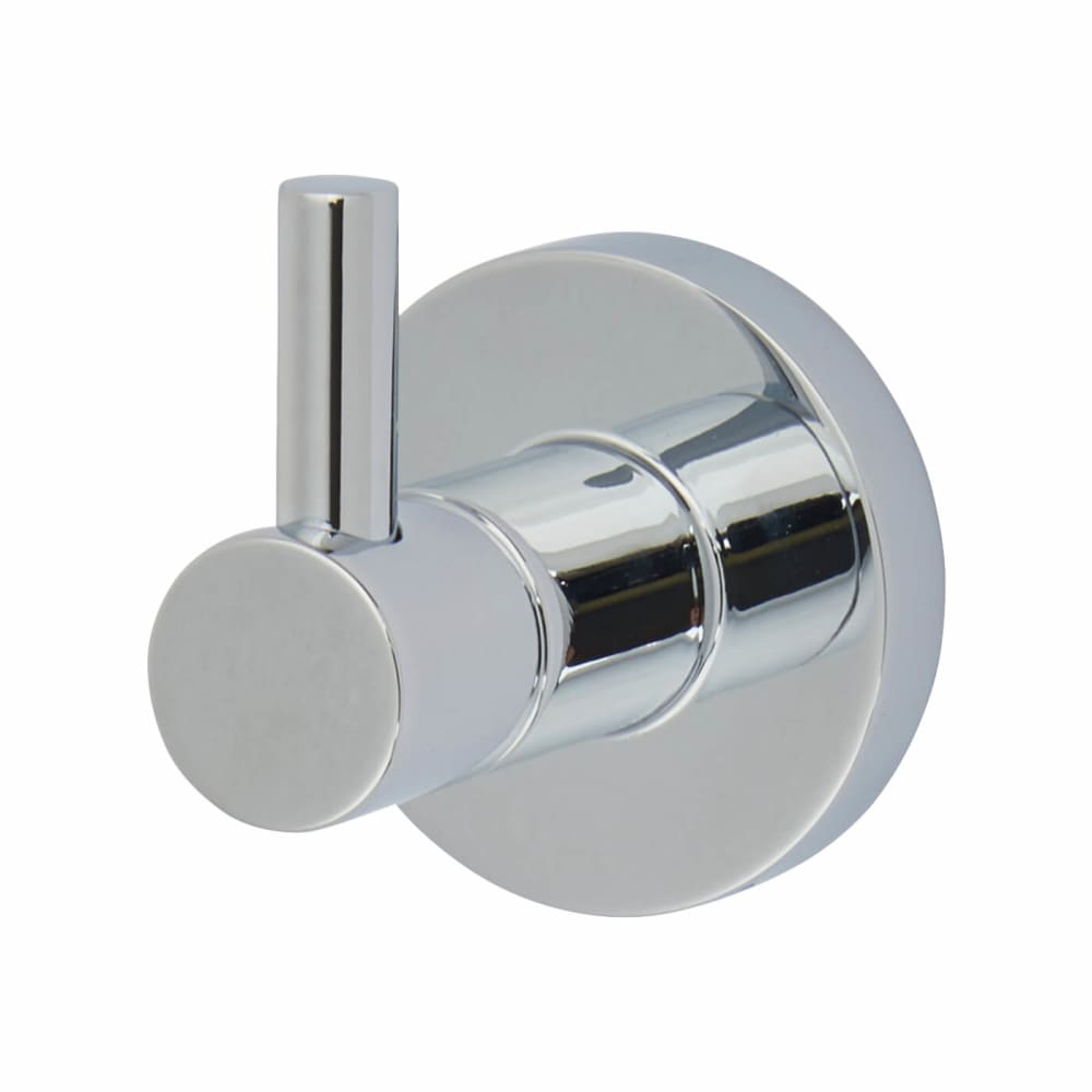 Style Single Robe Hook - 95 x 70 x 55mm - Polished Chrome ...