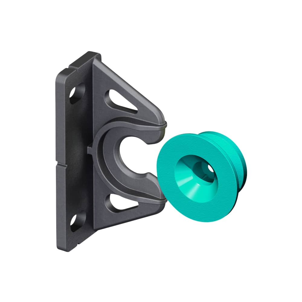 Button Fix Type 2 - Plate & Button For Countersunk Wood Screw Pack of ...