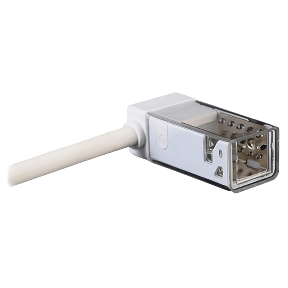 Integral LED Soldering Free Right End Outlet Connector for 12 x 17mm ...