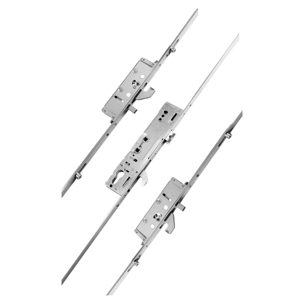 Lockmaster Extendable Multipoint Door Lock Dual Spindle 3 Hook 4 Roller ...