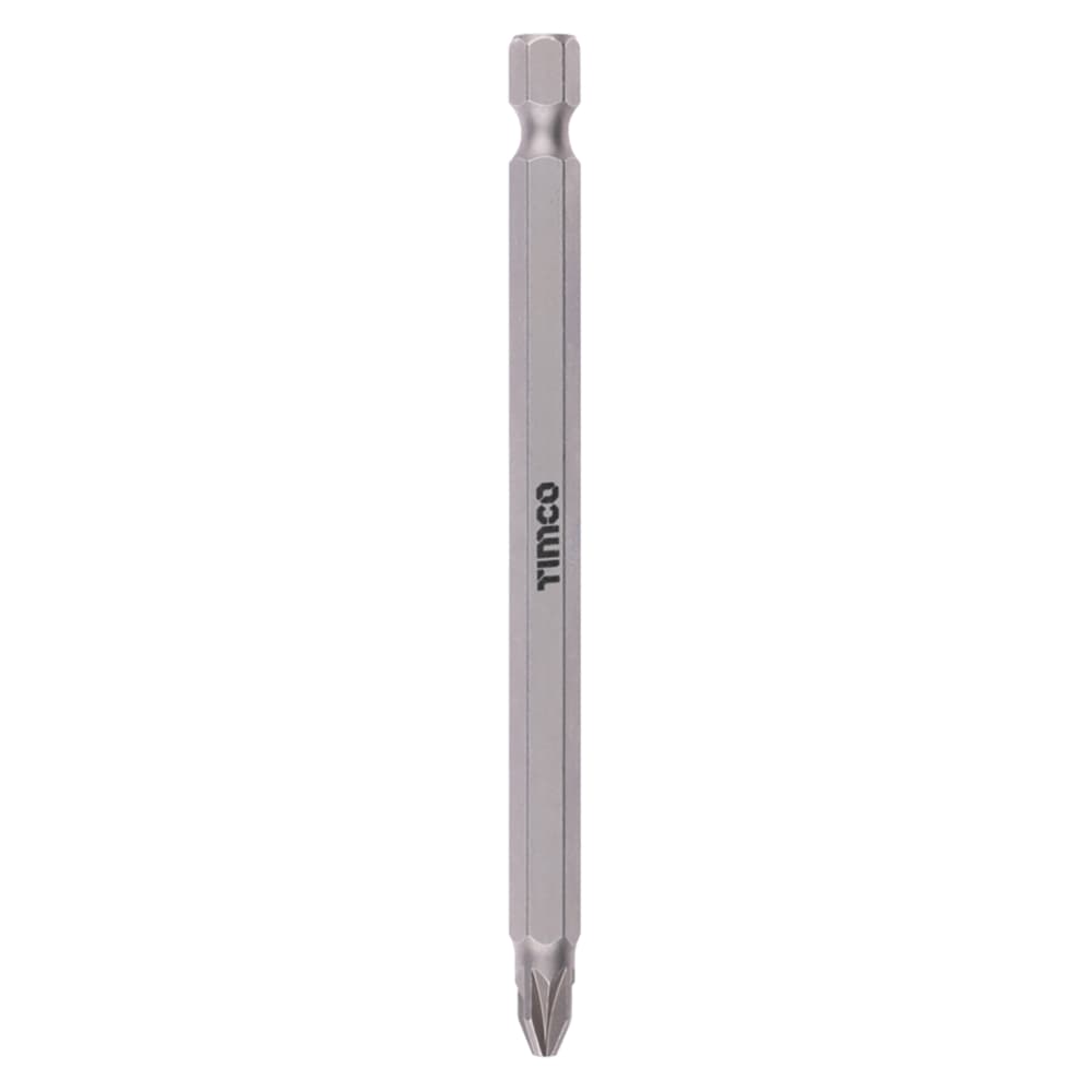 Addax TIMco Steel Driver Bit - Pozi - PZ2 - 100mm | IronmongeryDirect ...