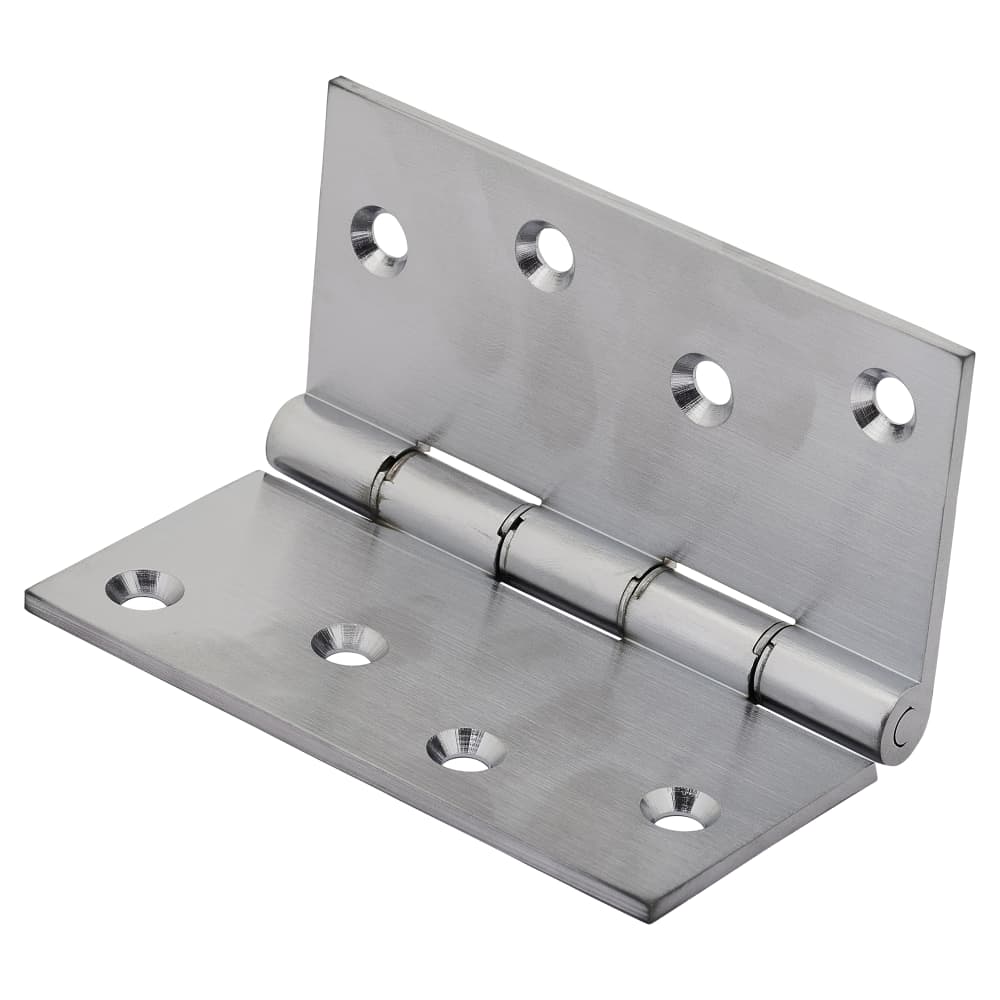 Jedo Satin Chrome Projection Hinge 102 x 102 x 4mm | IronmongeryDirect ...
