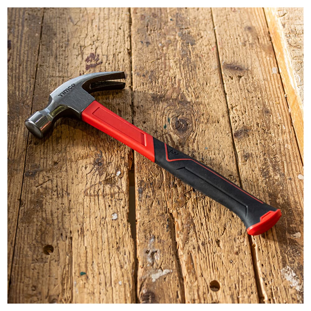 TIMCO Fibreglass Curved Claw Hammer - 20oz | IronmongeryDirect | Same ...