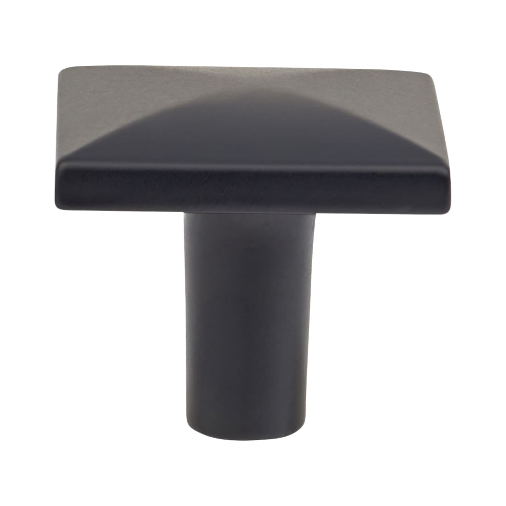 Hampstead Pyramid Style Cabinet Knob - Matt Black | IronmongeryDirect ...