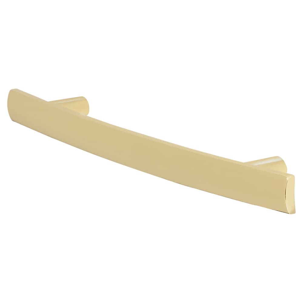 Altro Curved Cabinet Pull Handle - 76mm Centres - Polished Brass ...
