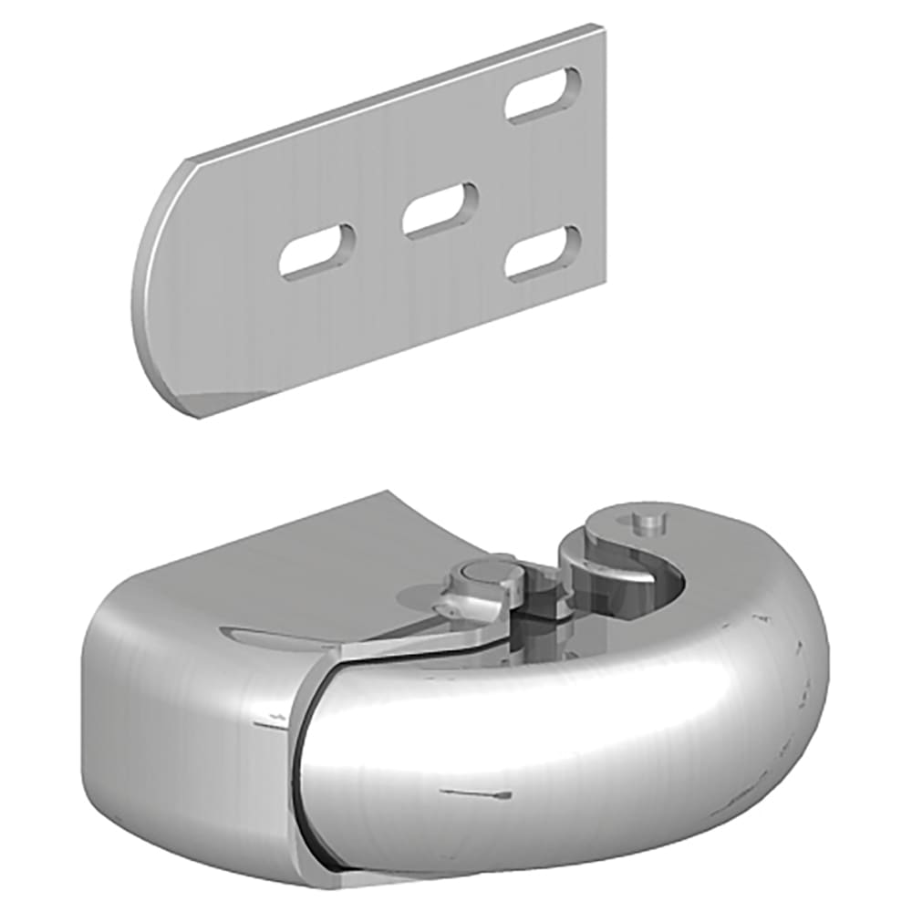 GateMate Kenham Auto Gate Catch - 60 x 16.5 x 49mm - Bright Zinc Plated ...