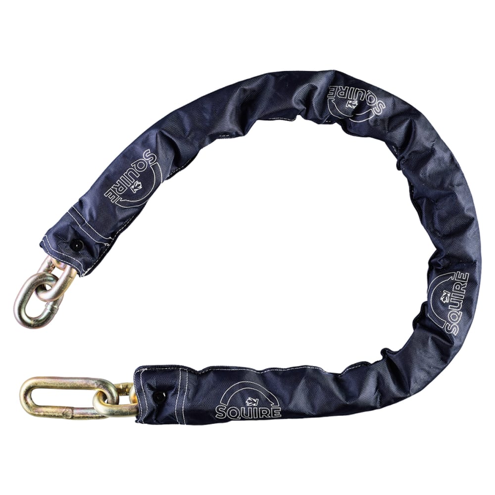 Squire Fabric Sleeve Hardened High Security Chain - 16 x 1500mm - Blue ...