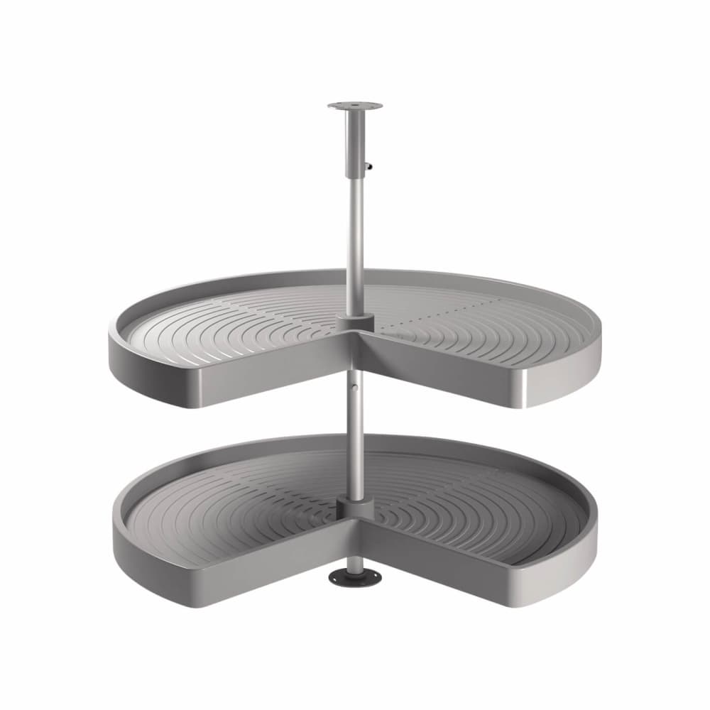 3/4 Tray Carousel Set - To Suit 900mm Cabinet - Grey Plastic ...