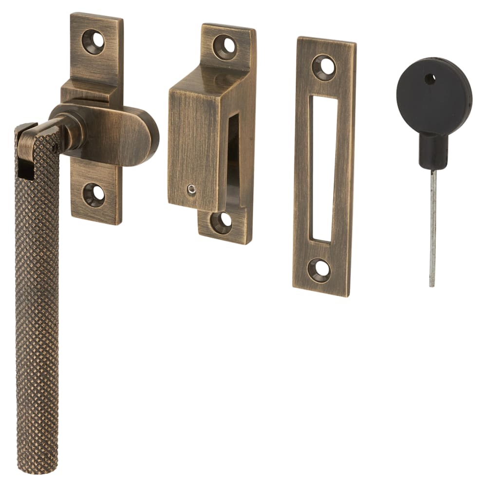 Hampstead Willow Knurled Locking Mortice & Hook Plate Window Fastener ...