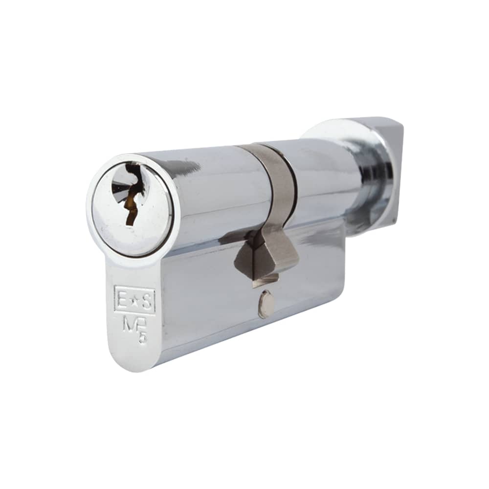Eurospec Euro Cylinder and Turn - 5 Pin - 35[k] + 35mm - Polished ...