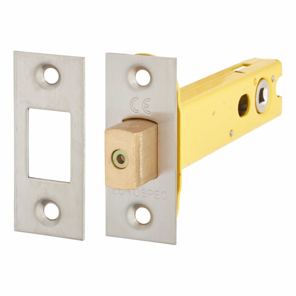 Altro 5mm Tubular Bathroom Deadbolt - 102mm Case - 82mm Backset - Satin ...