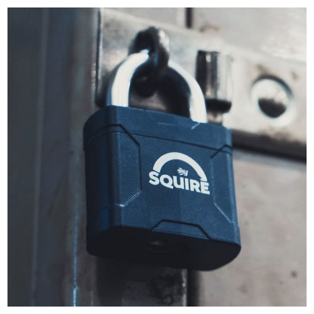 Squire Stronglock Laminated Steel Open Shackle Padlock - 48mm Body - 19 ...