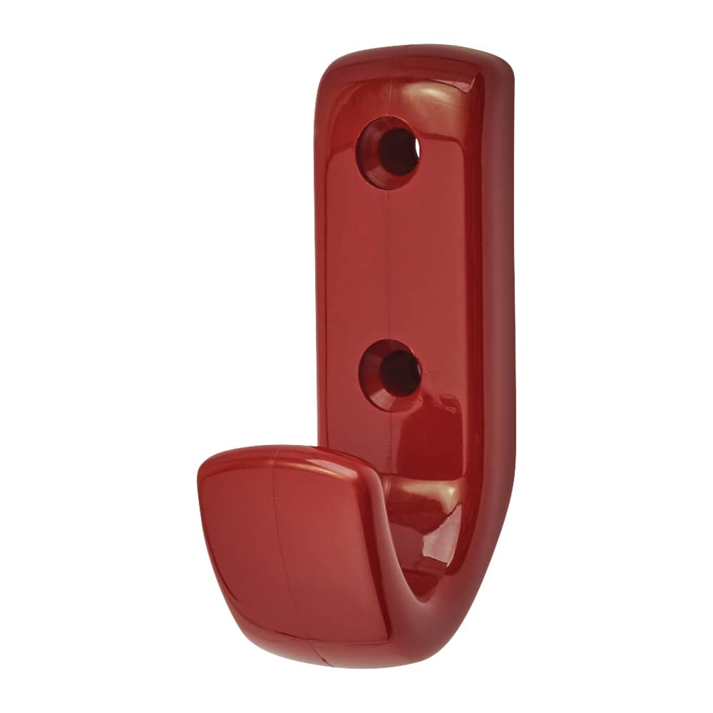 Hoppe Paris Coloured Nylon Coat Hook Face Fix - Rouge Red ...