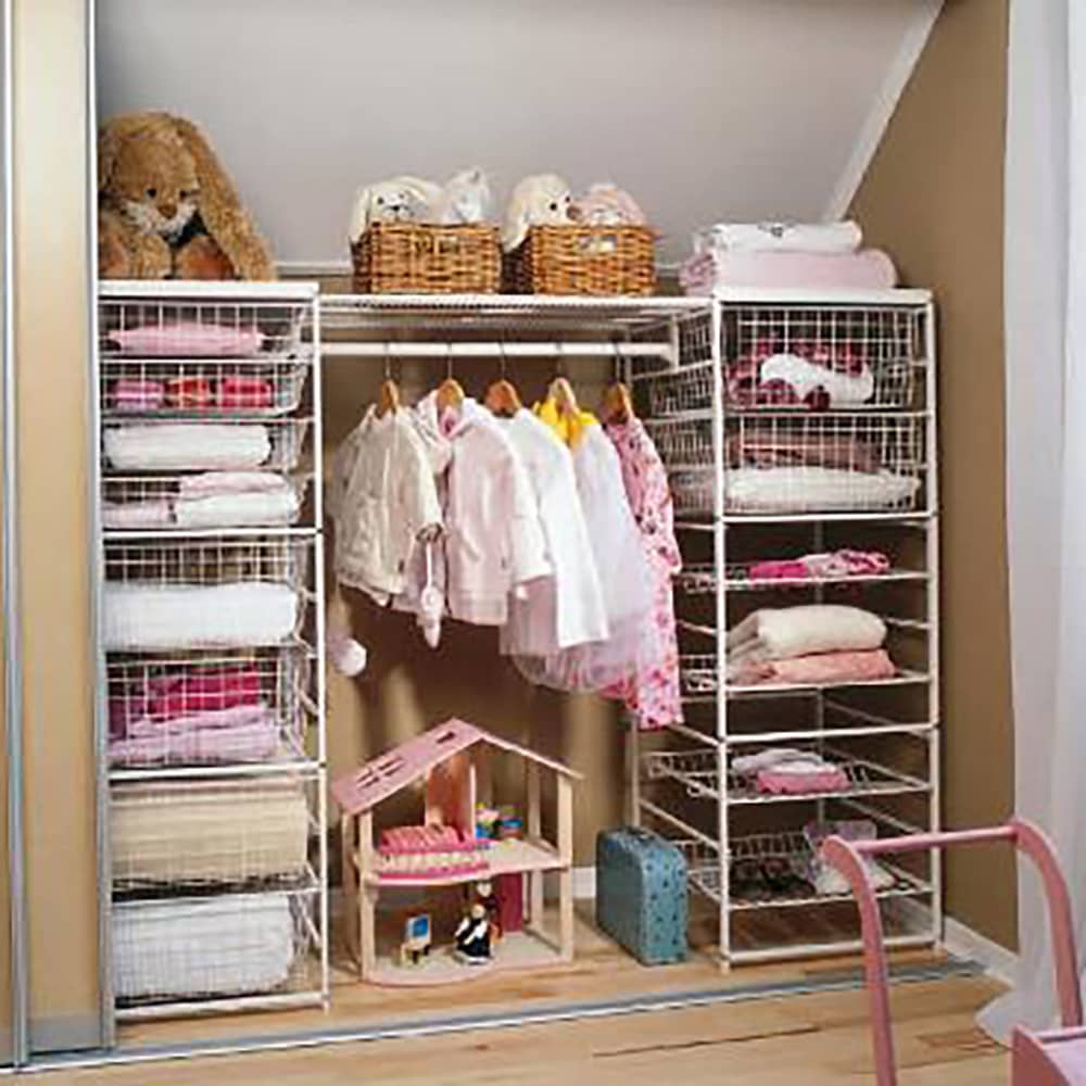 elfa Storage System - Clothes Hanging Rail Holder Frame to Frame - 116 ...