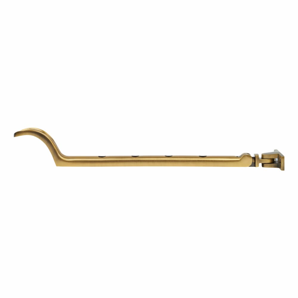 M Marcus Casement Window Stay Spoon End - 250mm/10 inch Antique Brass ...