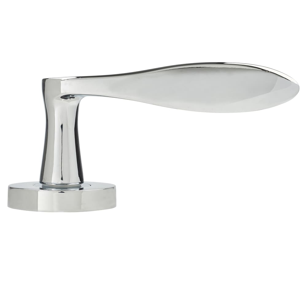 Jigtech Vecta Lever Door Handle on Rose - Polished Chrome ...