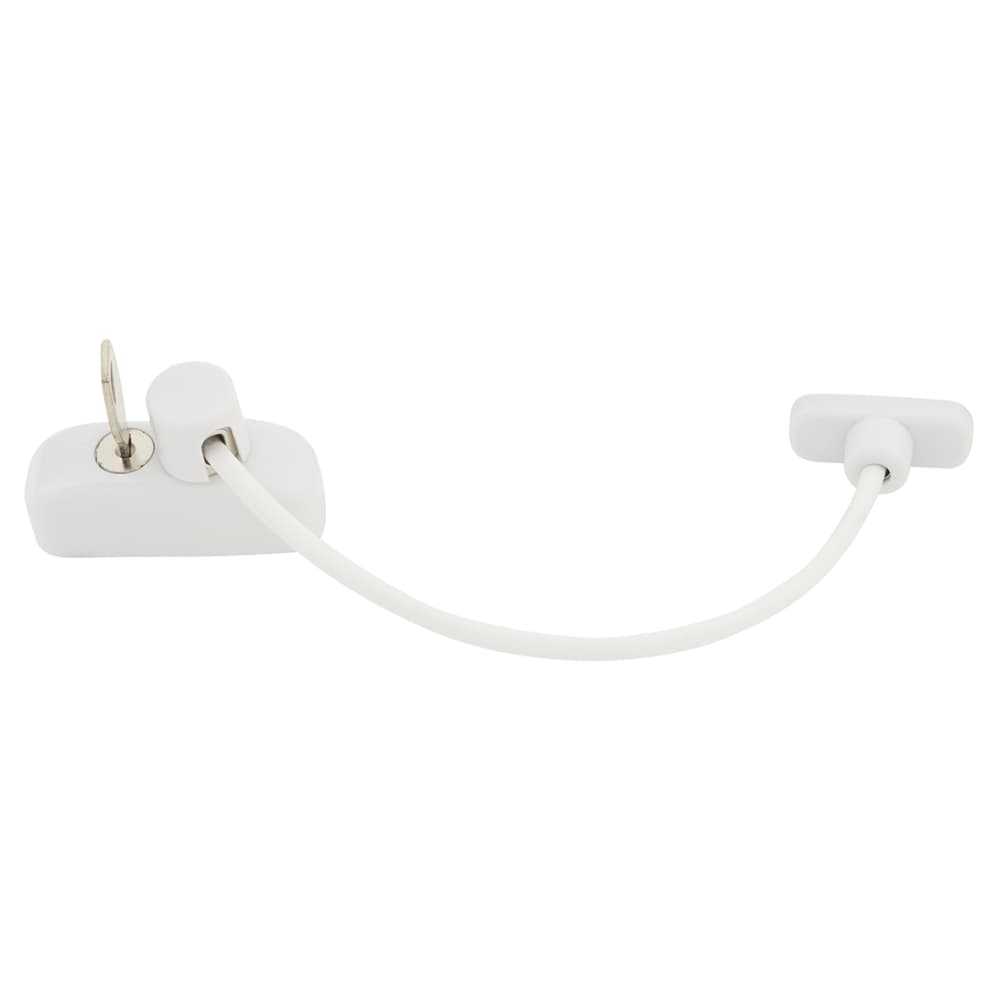 Cable Window Restrictor - White | IronmongeryDirect | Same Day Despatch