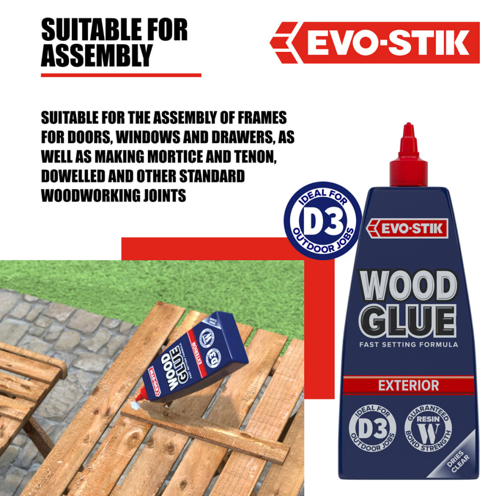 Weatherproof Wood Adhesive - 500ml | IronmongeryDirect | Same Day Despatch