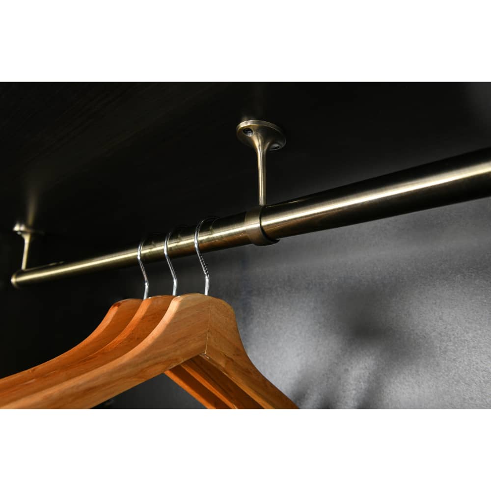 25mm Centre Hanging Rail Bracket - Antique Brass | IronmongeryDirect ...