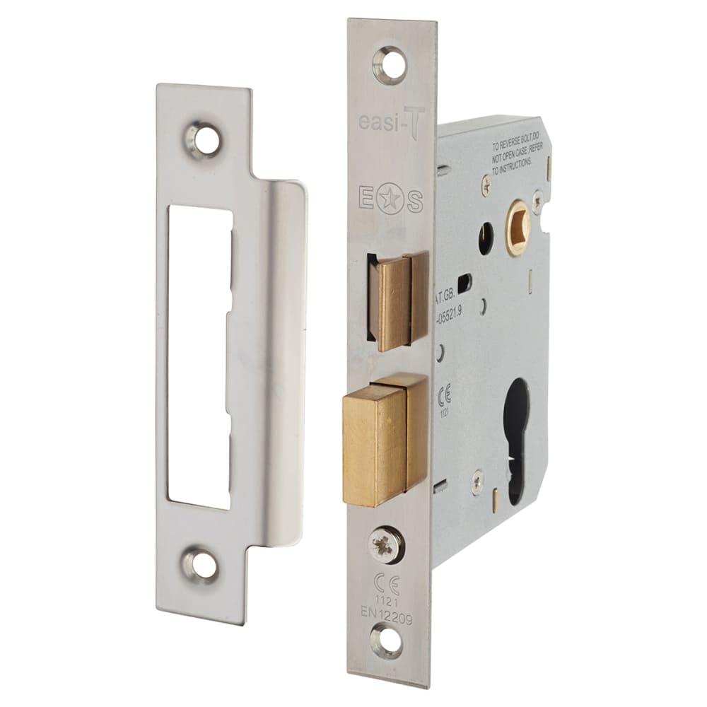 Light Duty Lever Door Handle on Rose Fire Door Kit - Euro Sashlock ...