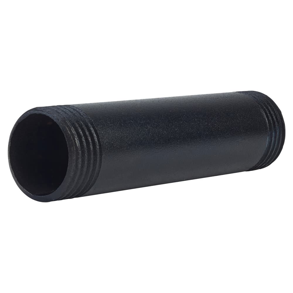 Altro 3/4" Pipe Shelving Iron Threaded Pipe - 3"/78mm Length - Black ...