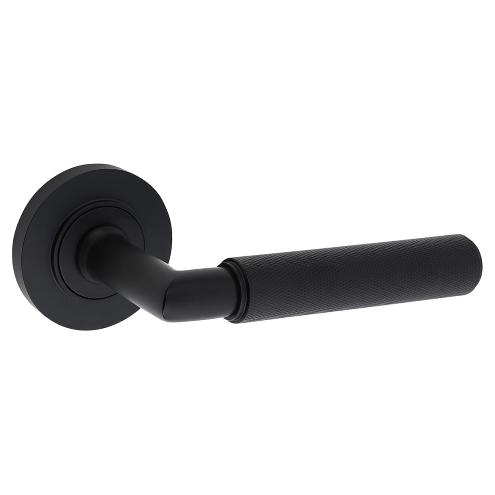 Burlington BUR40 by Frelan Piccadilly Lever Door Handle on Plain Rose ...
