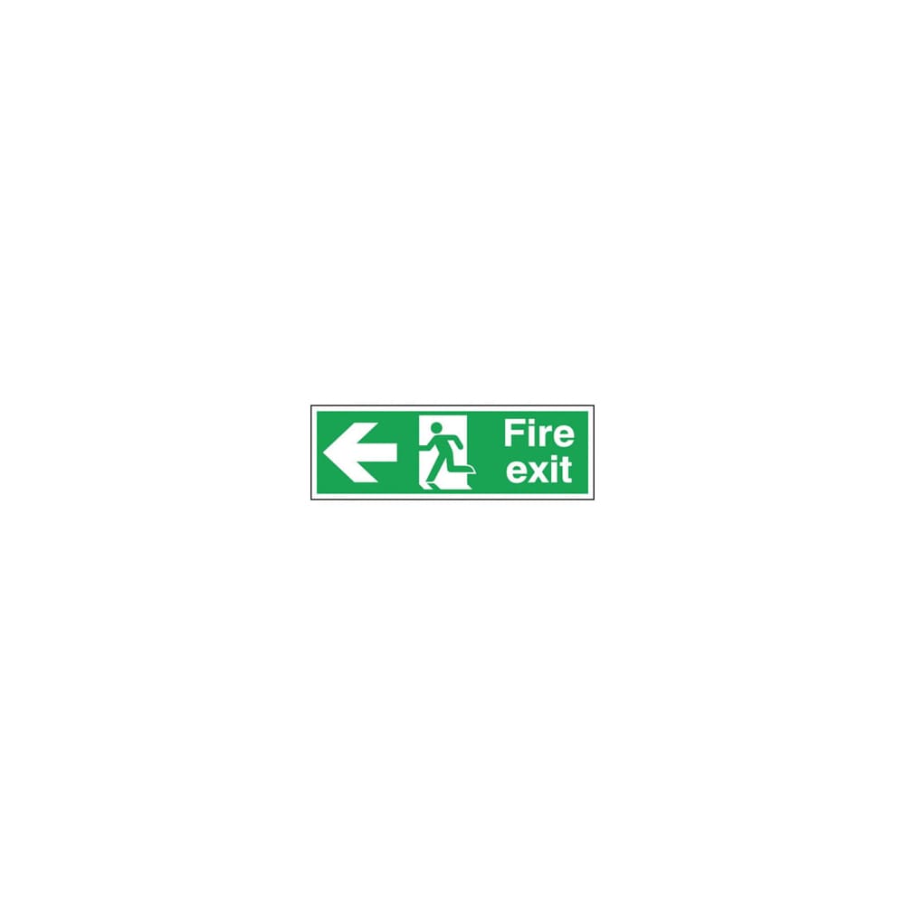 Double Sided Fire Exit - Left Arrow | IronmongeryDirect | Same Day Despatch
