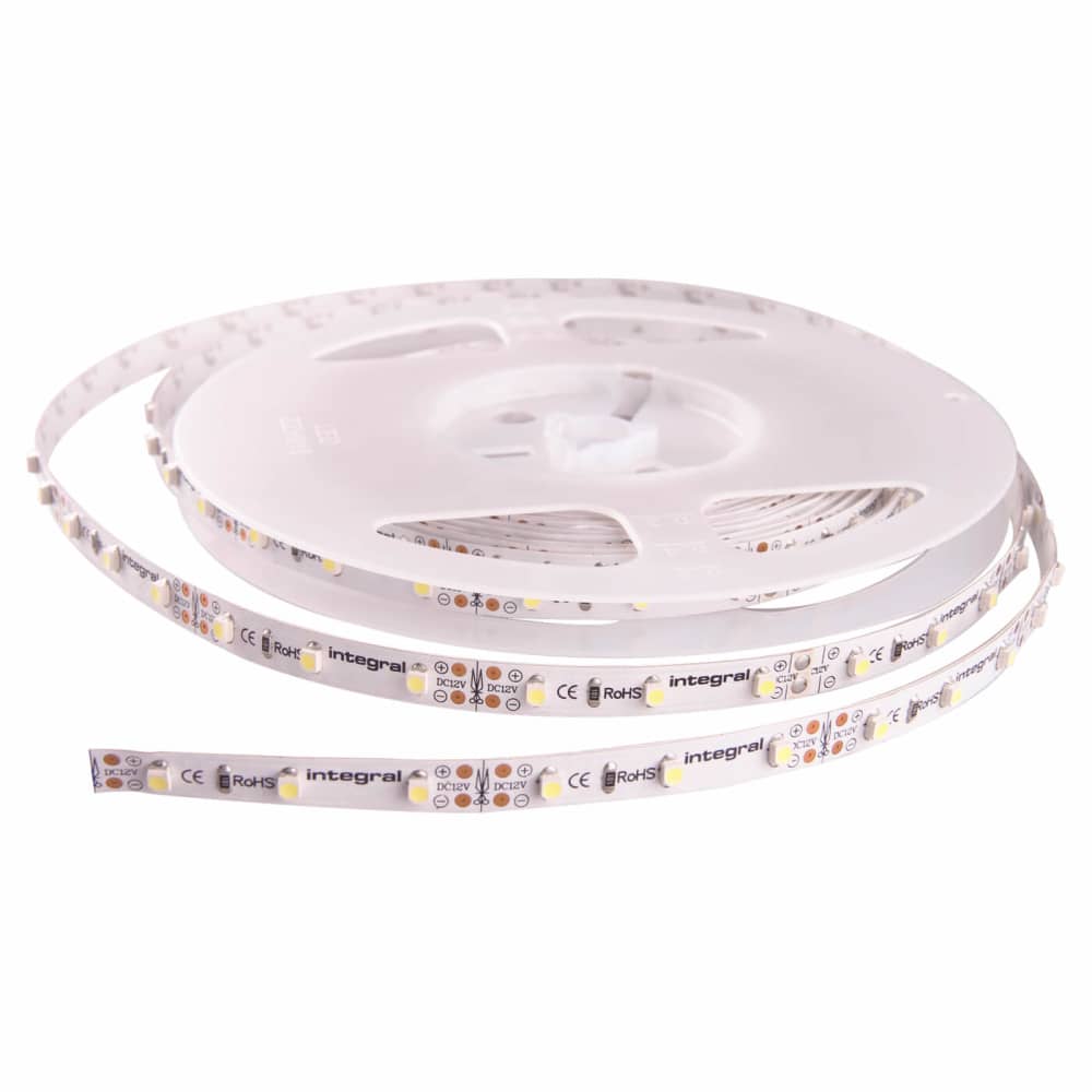 Integral LED 6W Flexible LED Strip Light with Driver - IP33 - 5000mm ...