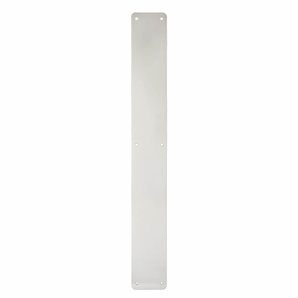Touchpoint Aluminium Plain Finger Plate - 600 x 75 x 3mm - Satin ...