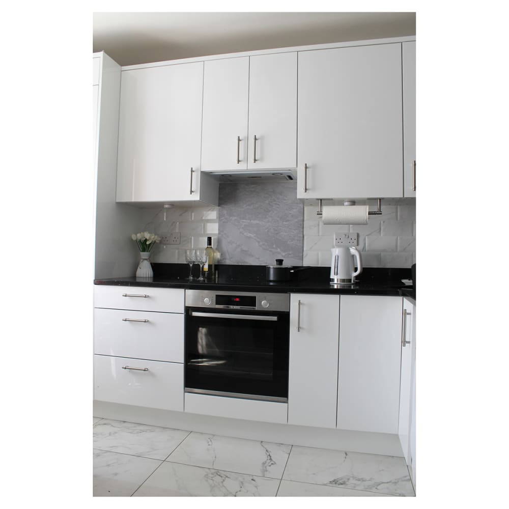 Altro Aluminium Kitchen Splashback - 900 x 750mm - Matt Light Slate ...
