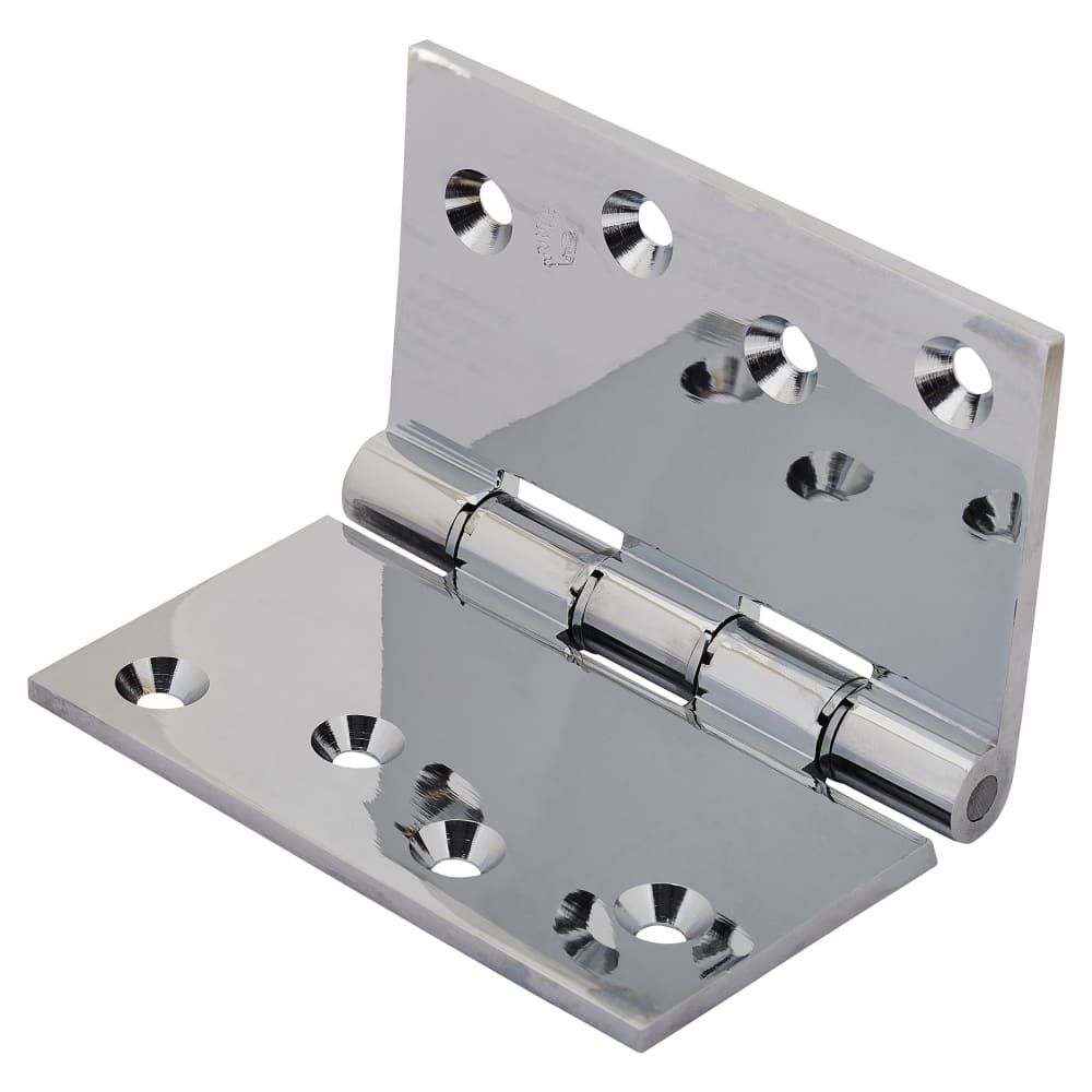 Jedo Polished Chrome Projection Hinge 102 x 125 x 4mm ...