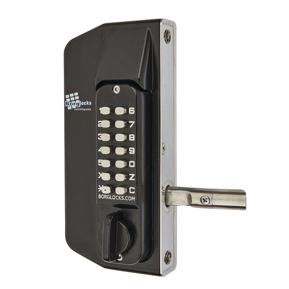 Borg BL3130 External Marine Grade Gate Lock Back to Back with Knob Turn ...
