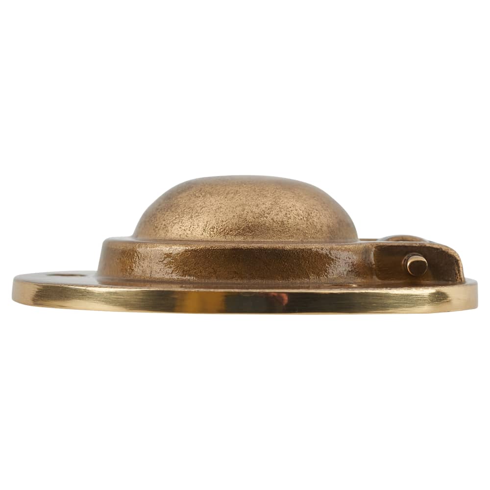 Altro Round Flush Ring Pull - 45mm - Polished Brass | IronmongeryDirect ...