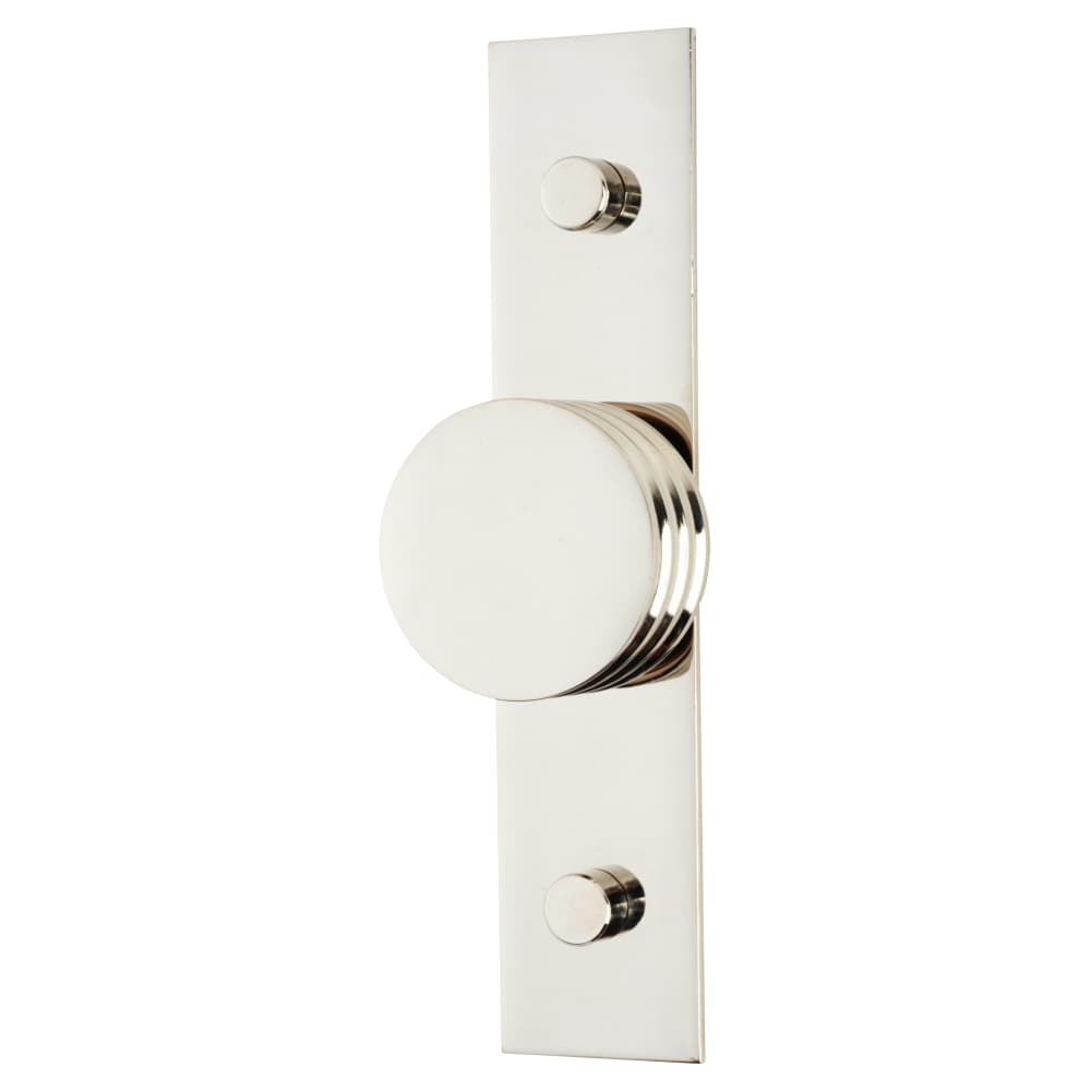Frelan Hoxton Sturt Cabinet Knob on Fanshaw Backplate - 40mm Diameter ...
