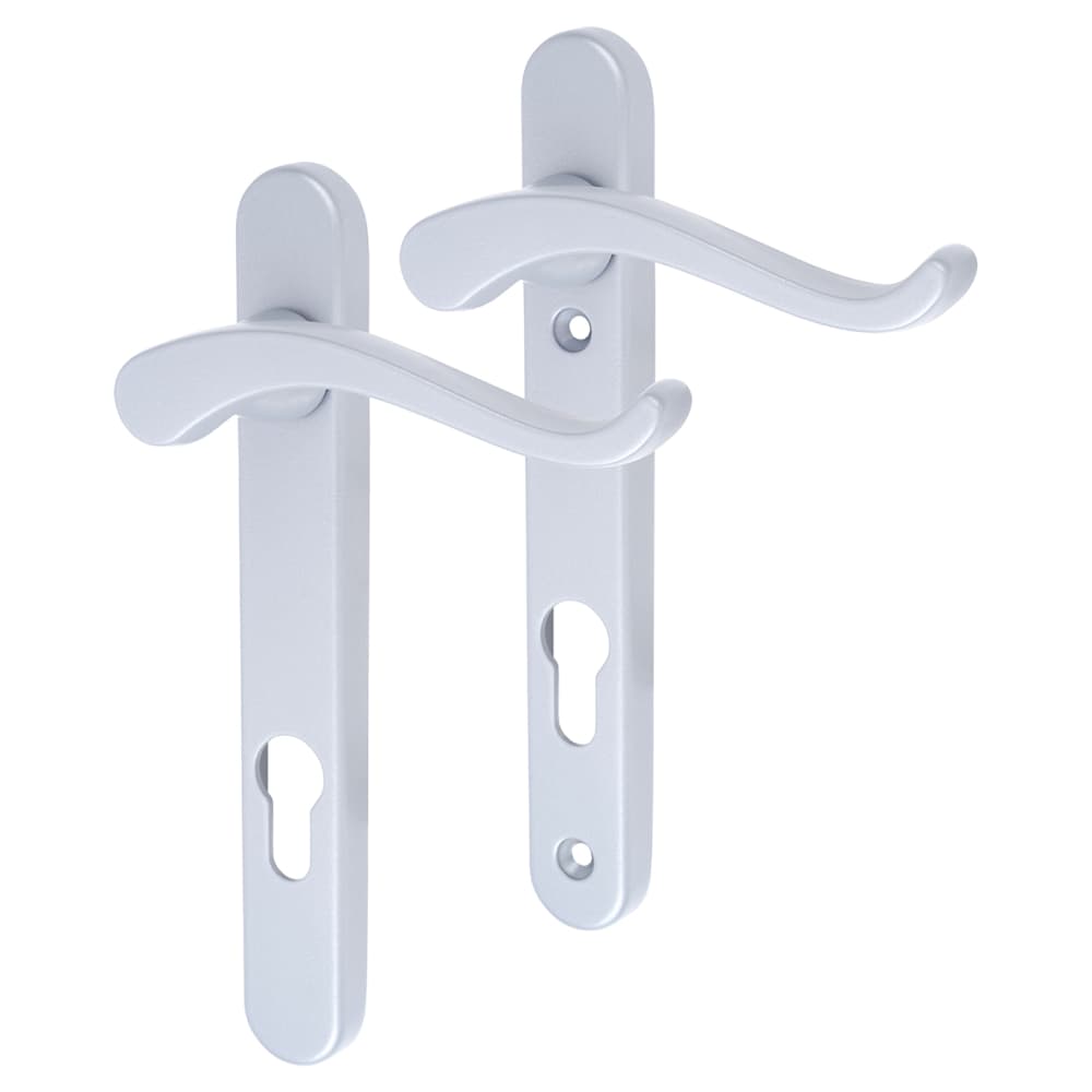 Fab & Fix Windsor uPVC Scroll Multipoint Lever/Lever Door Handle - 92mm ...