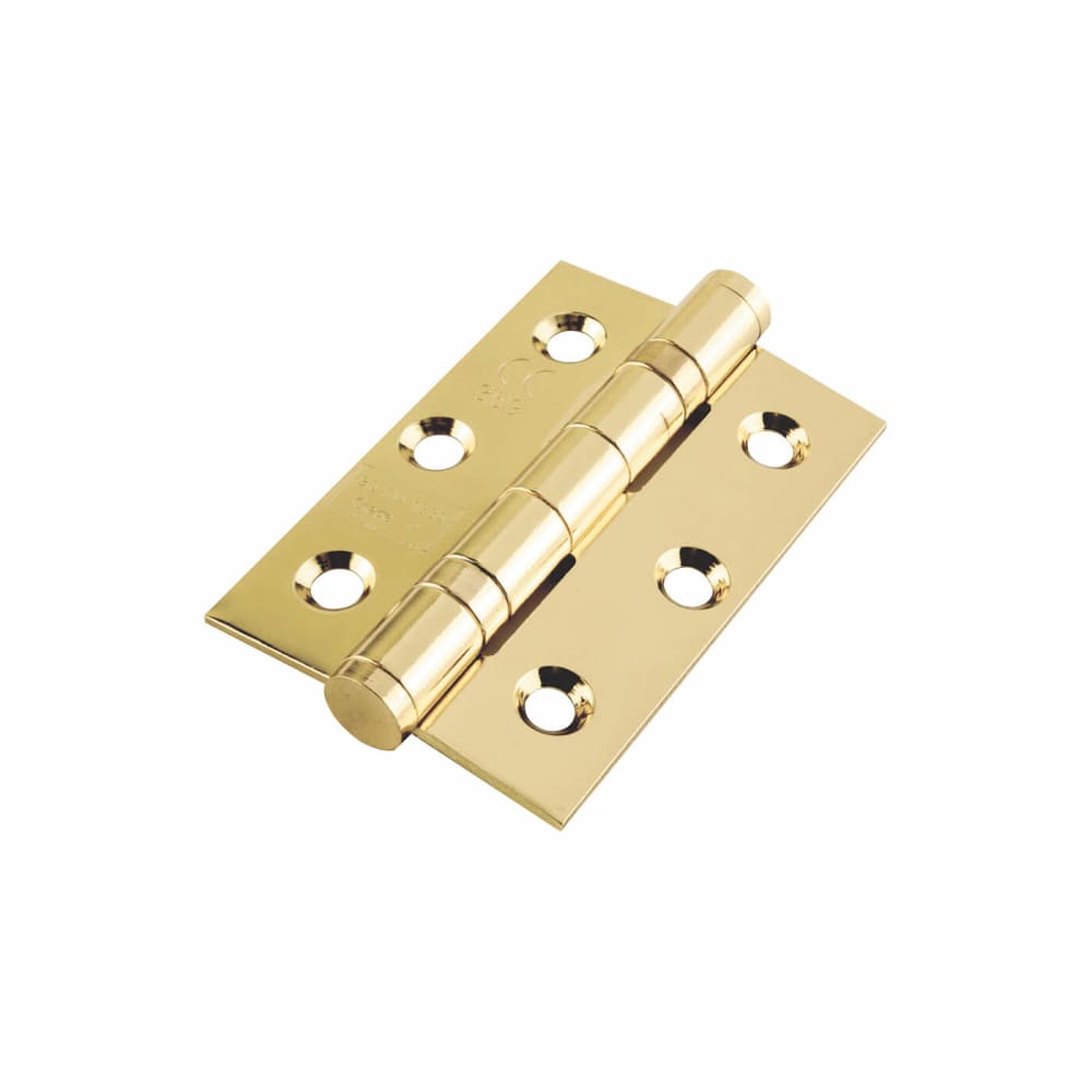 Touchpoint Morgan Lever Door Handle - Bathroom Lock Kit - Satin Brass ...