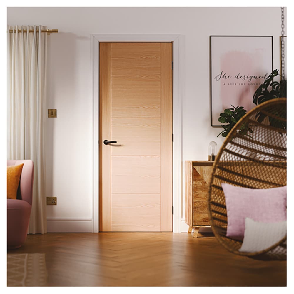 LPD Vancouver 5 Panel Pre-Finished Solid Internal Fire Door - 2040 x ...
