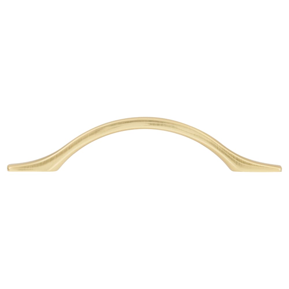 Touchpoint Wave Cabinet Handle - 96mm Centres - Satin Brass ...