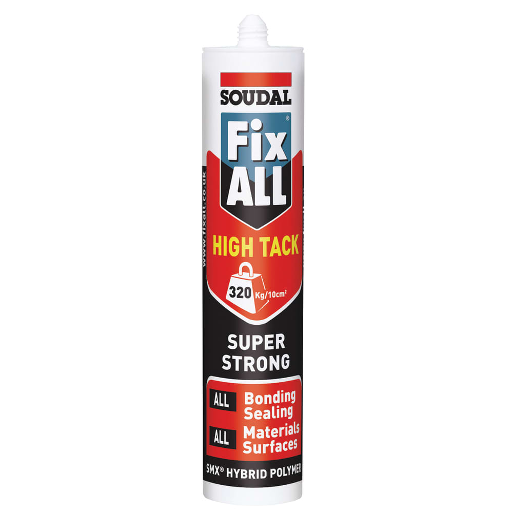 Soudal Fix All High Tack Black | IronmongeryDirect | Same Day Despatch