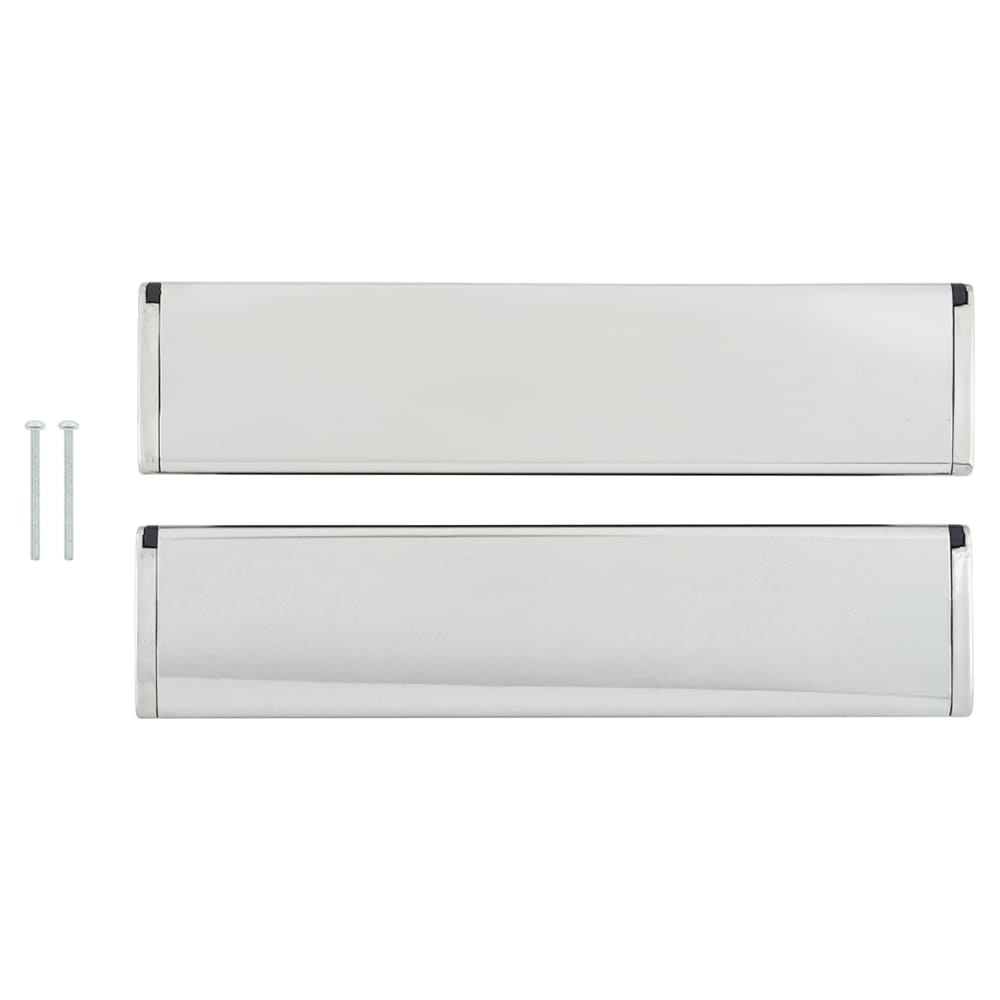 Trojan Letter Plate matching end - 300 x 70mm | IronmongeryDirect ...