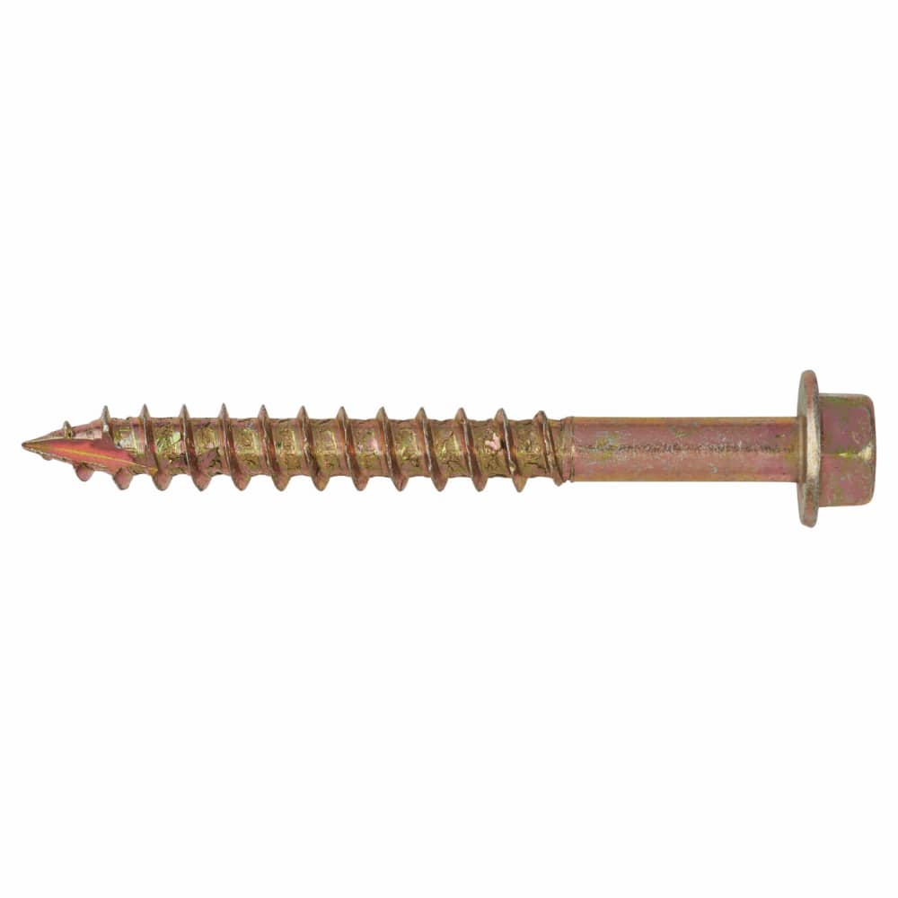 TIMco Solo Coach Screw - 12 x 130mm - Yellow Zinc | IronmongeryDirect ...