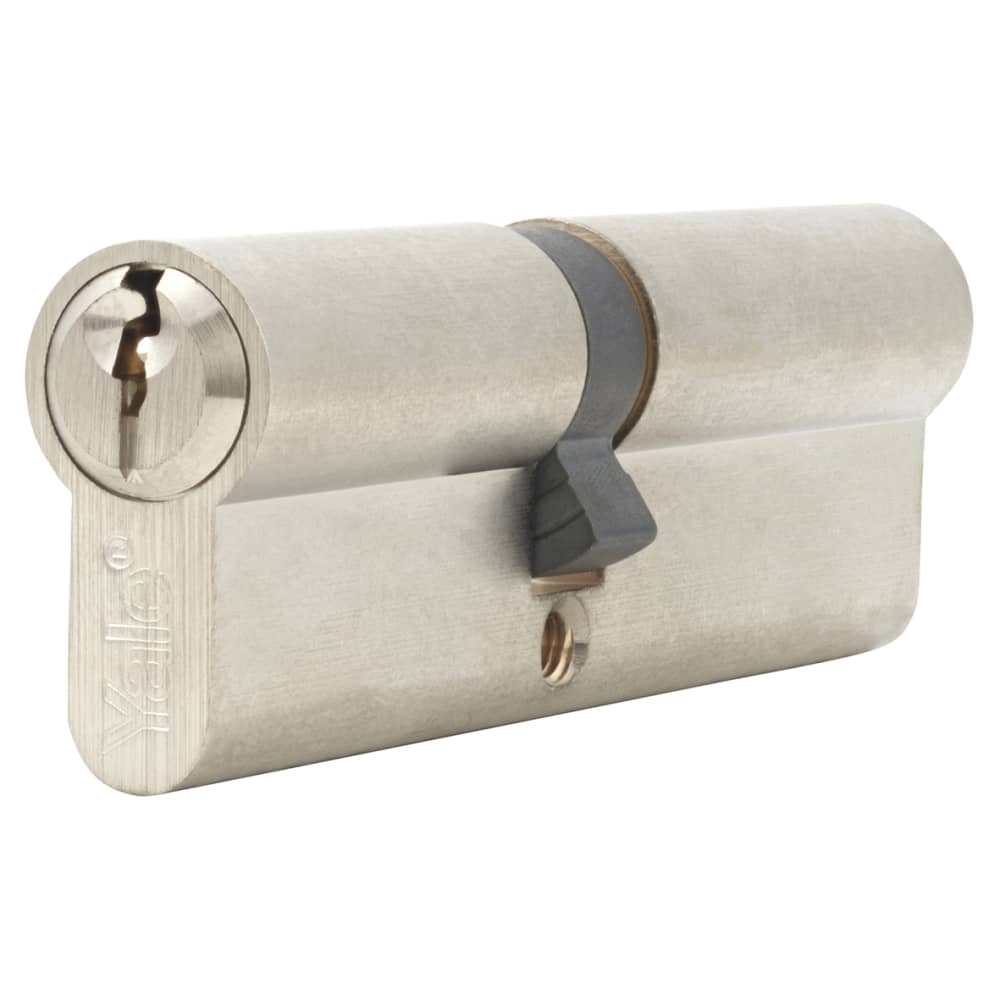 Yale 6 Pin 100mm Euro Double Cylinder - 45 + 55mm - Satin Nickel ...