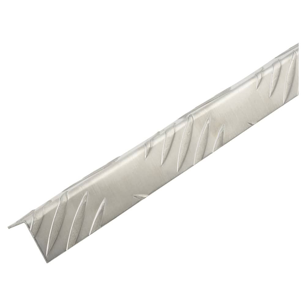 Checker Aluminium Angle 1000mm 23.5 x 1.5mm | IronmongeryDirect | Same ...