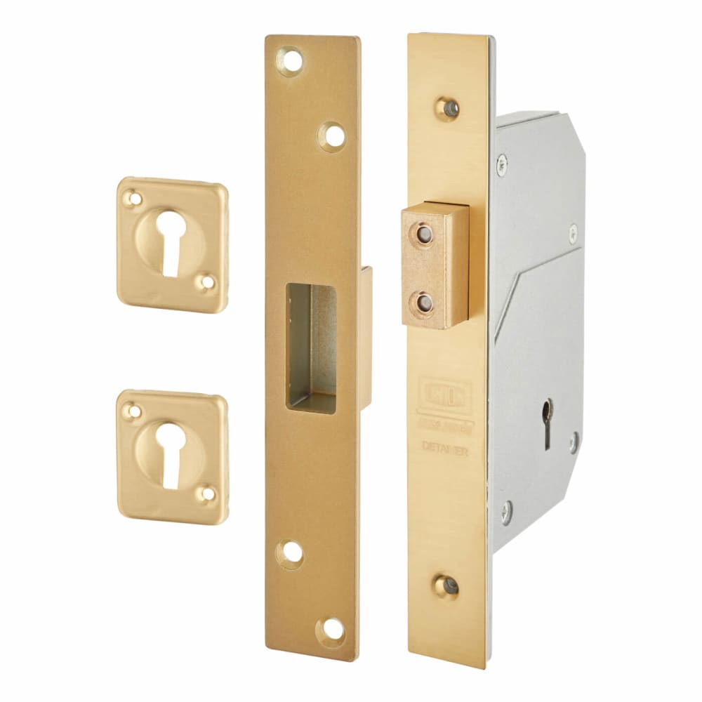 UNION 3G110 5 Detainer High Security Deadlock - 73mm Case - 44mm ...